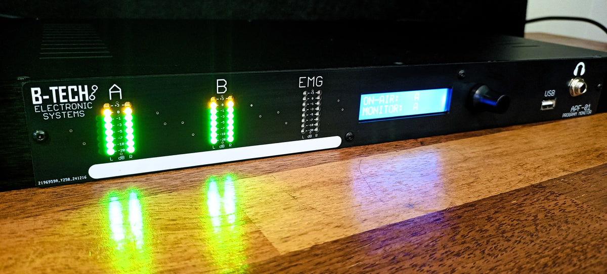 APF-01 Analog Program Fail Detector & Emergency Player – B-Tech Electronic Systems